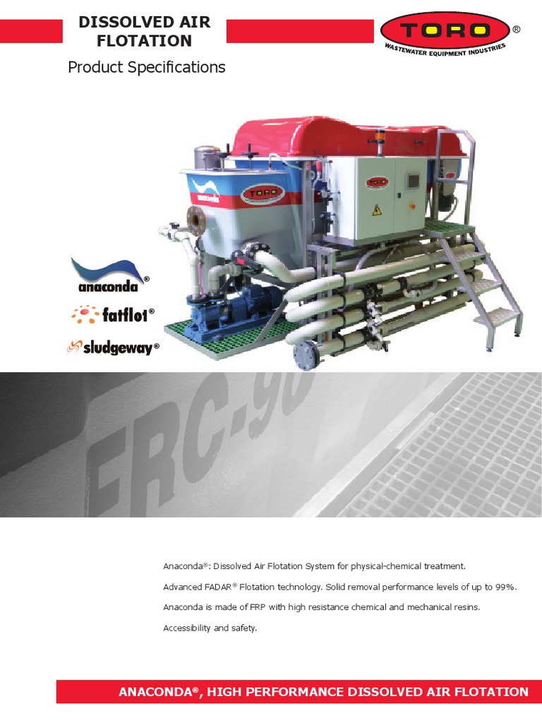 Dissolved Air Flotation Equipment EN | PDF | Fibre Reinforced Plastic ...