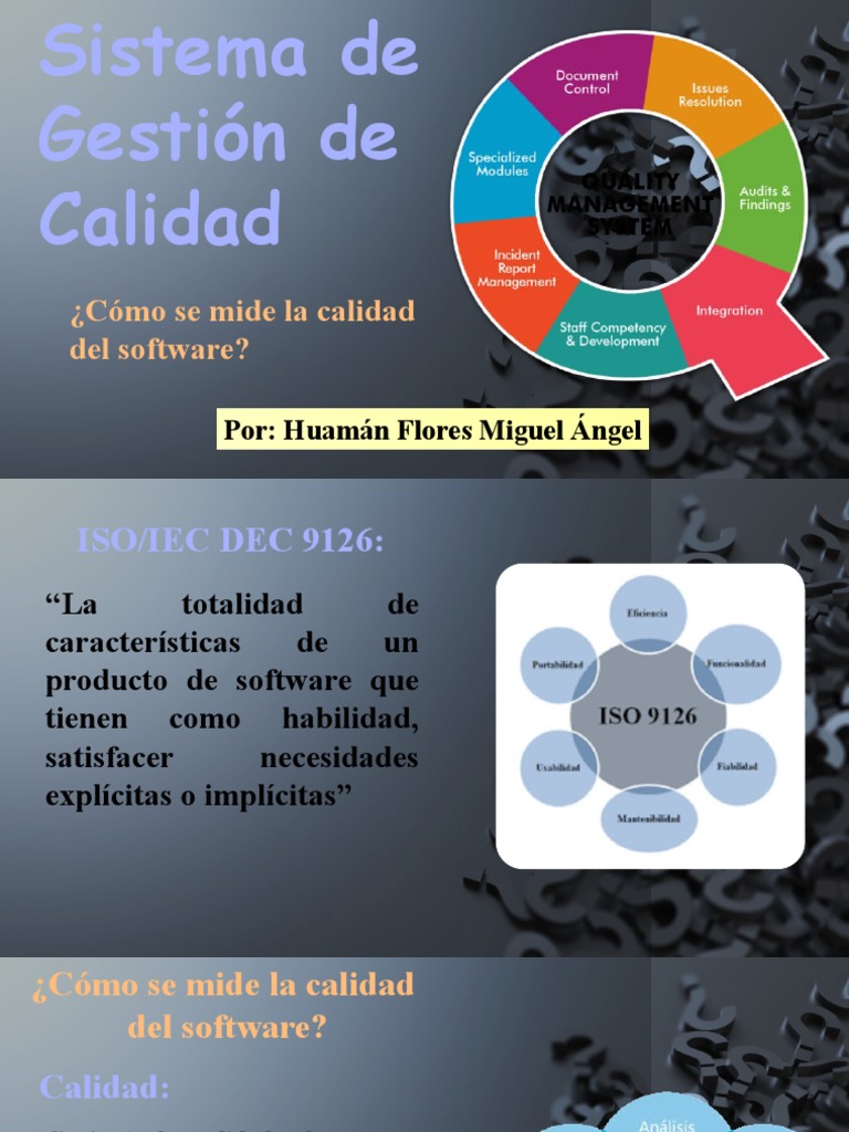 ¿Cómo Se Mide La Calidad Del Software? | PDF | Usuario (informática ...