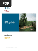 ISP Network Design Guide | PDF | Router (Computing) | Computer Network