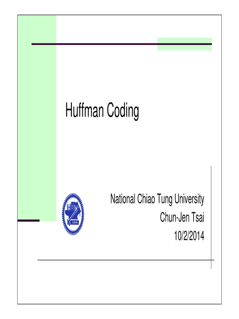 Huffman Coding Principles and Examples | PDF | Code | Applied Mathematics