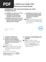Windows SIM/eSIM Setup Guide | PDF | Software | Telecommunications