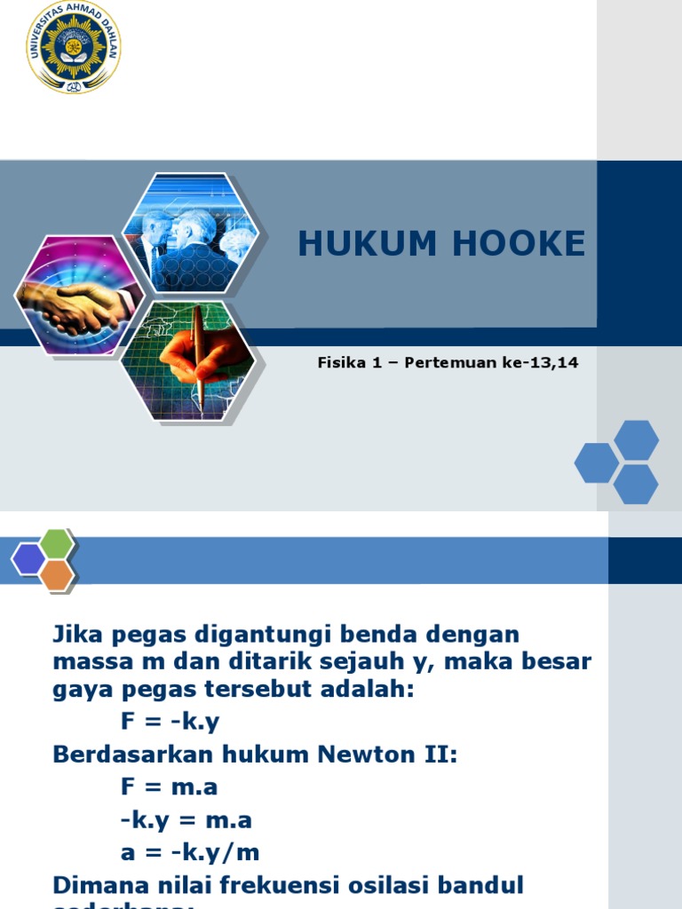 Hukum Hooke | PDF