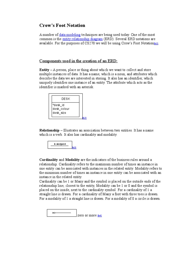 Understanding Crow's Foot Notation | PDF | Information Retrieval ...