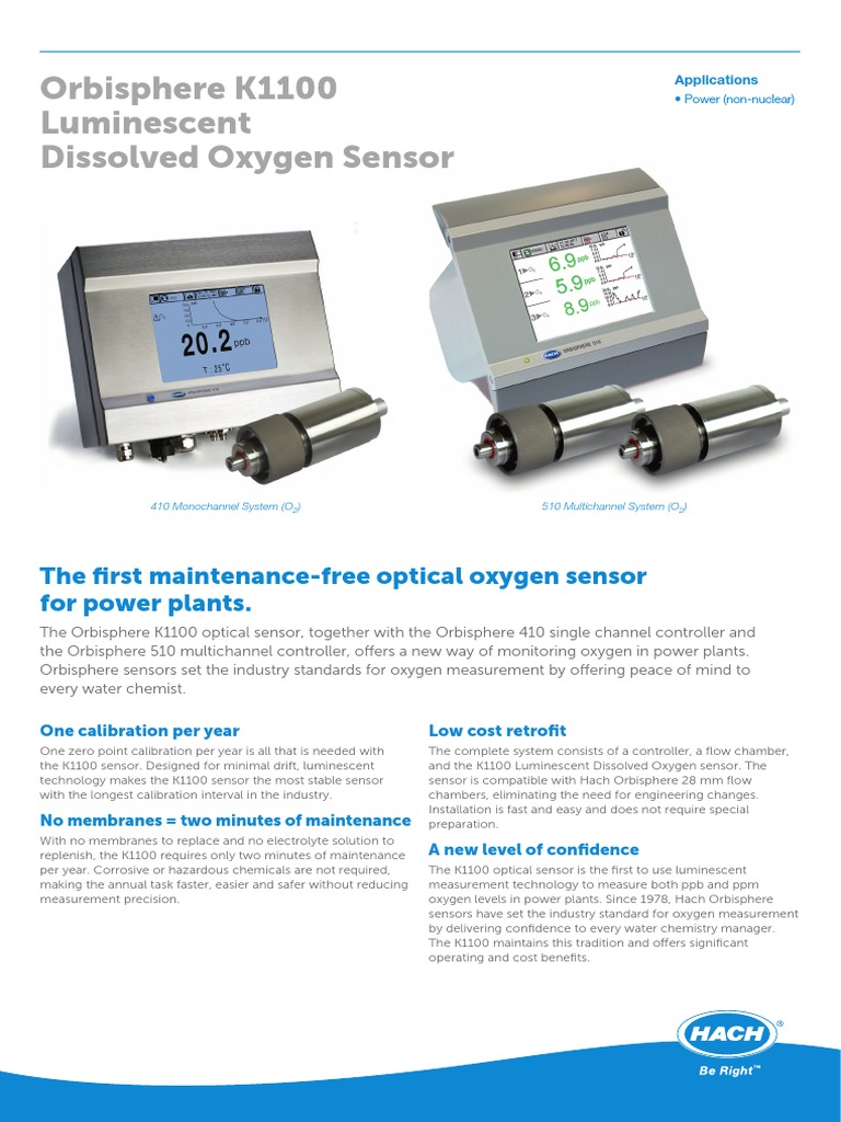 Orbisphere K1100 Luminescent Dissolved Oxygen Sensor: The First ...