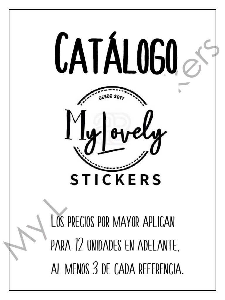 Catalogo Stickers PDF | PDF