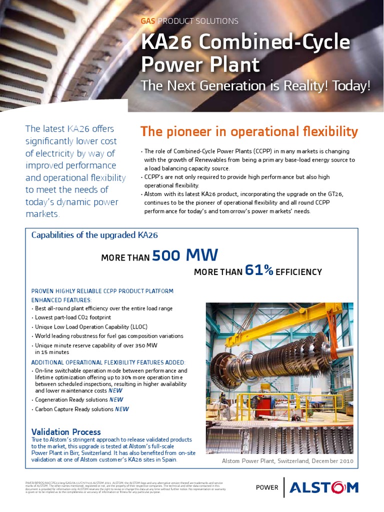 Ka26 Combined Cycle Gas Power Plant Upgrade PDF | PDF | Power Station ...