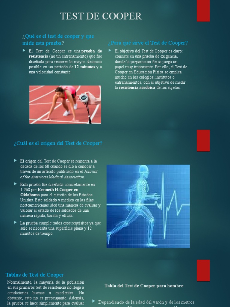 Test de Cooper | PDF | Bienestar | Medicina