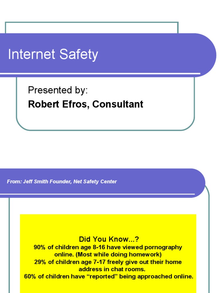 Internet Safety: Presented by | PDF | Justice | Email Spam
