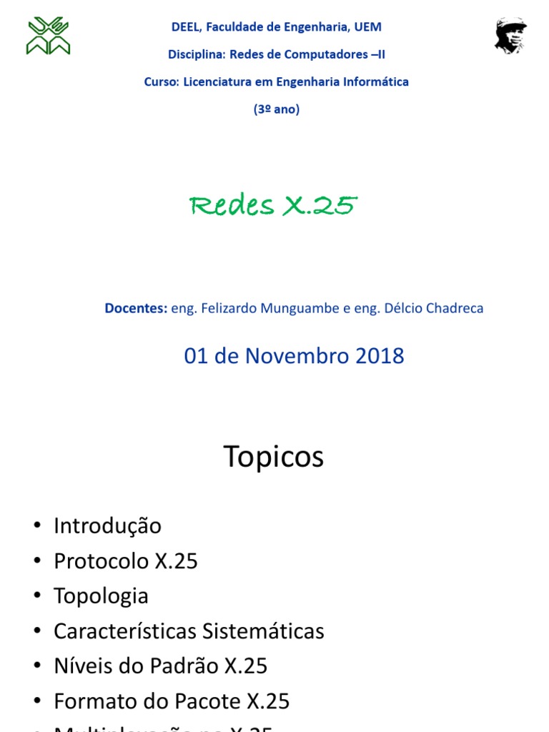 Redes X25 PDF | PDF | Rede de computadores | Modelo OSI
