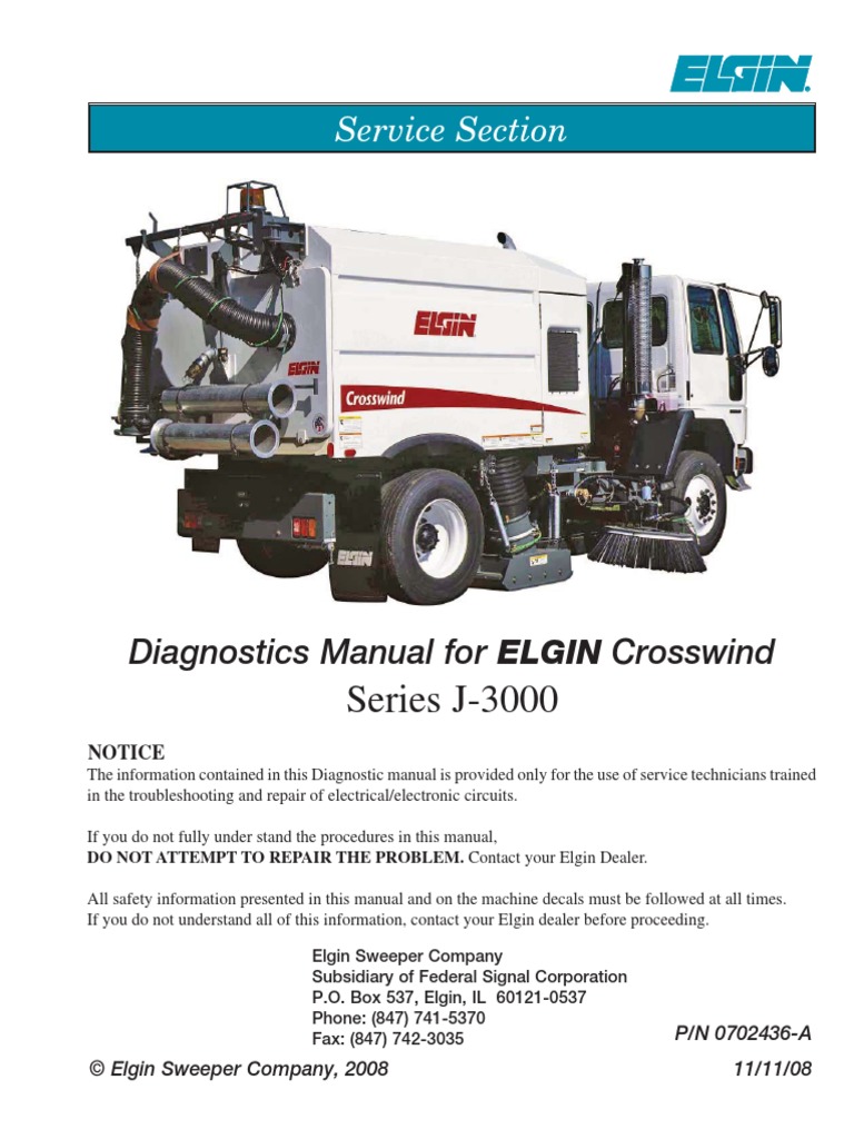 Elgin - Crosswind J-3000 Diagnostic 0702436-A PDF | PDF | Computer ...