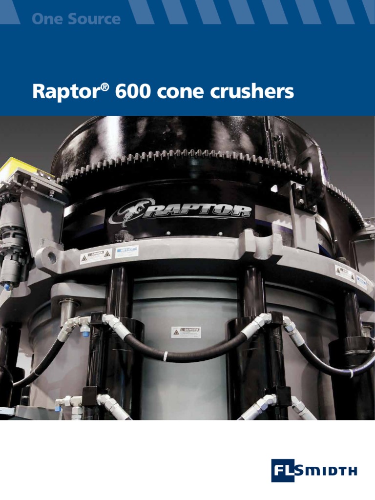 Raptor 600 Cone Crushers | PDF | Manufactured Goods | Mechanical ...
