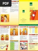 Triptico - Programa Emergencias - Uso Extintores | PDF | Salud y bienestar