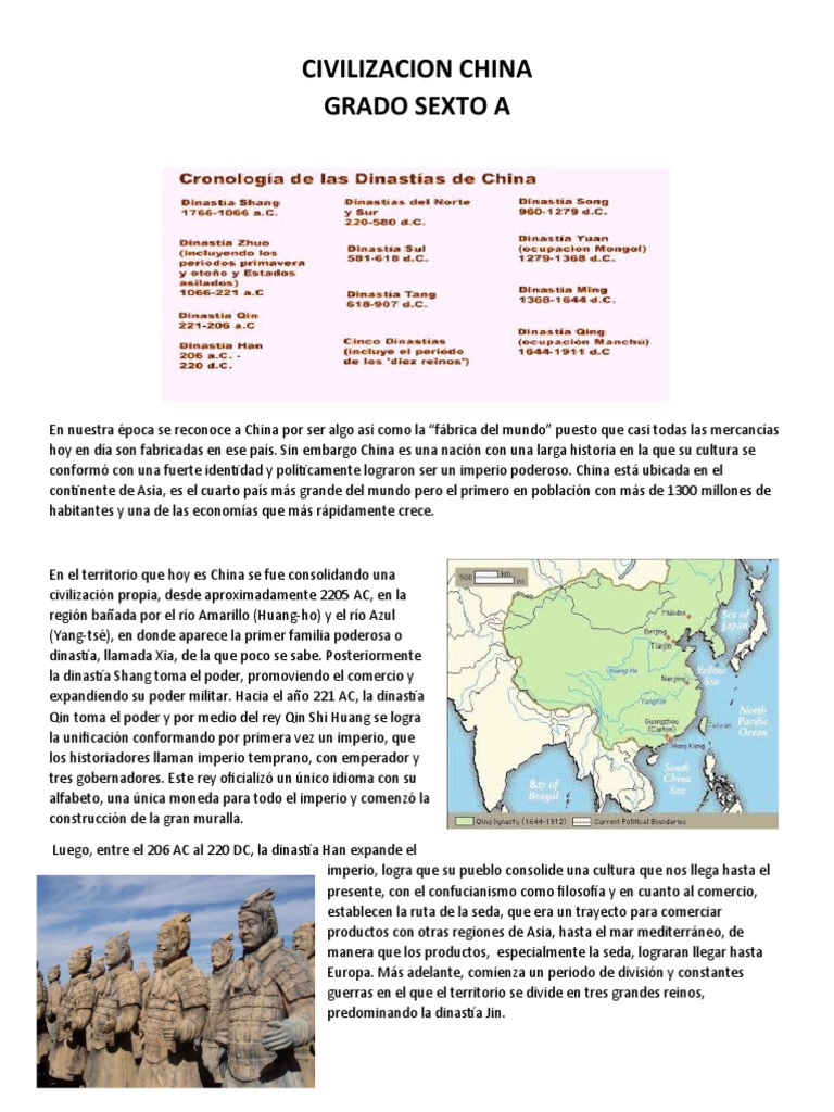 Civilizacion China | PDF | Historia de china | China