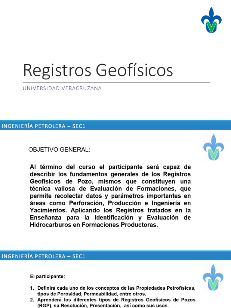 Registros Geofísicos 1.2 | PDF | Petróleo | Física