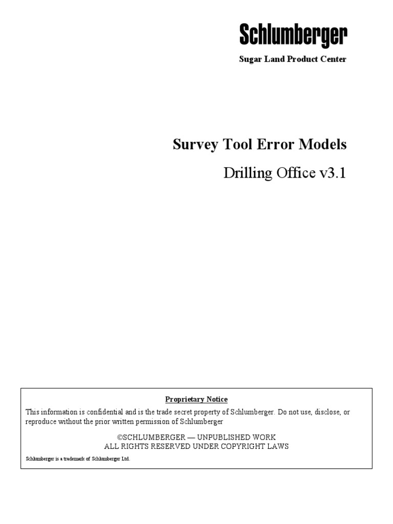 Survey Tool Error Models | PDF | Measurement | Standard Deviation
