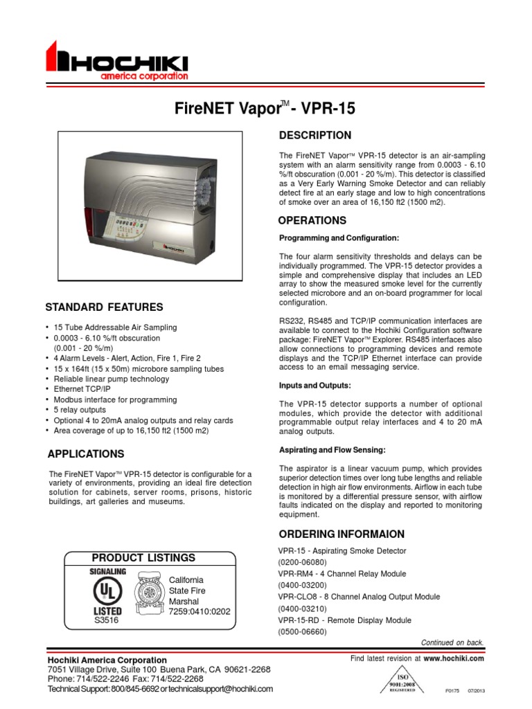 VPR-15 Datasheet | PDF | Vacuum Tube | Sensor