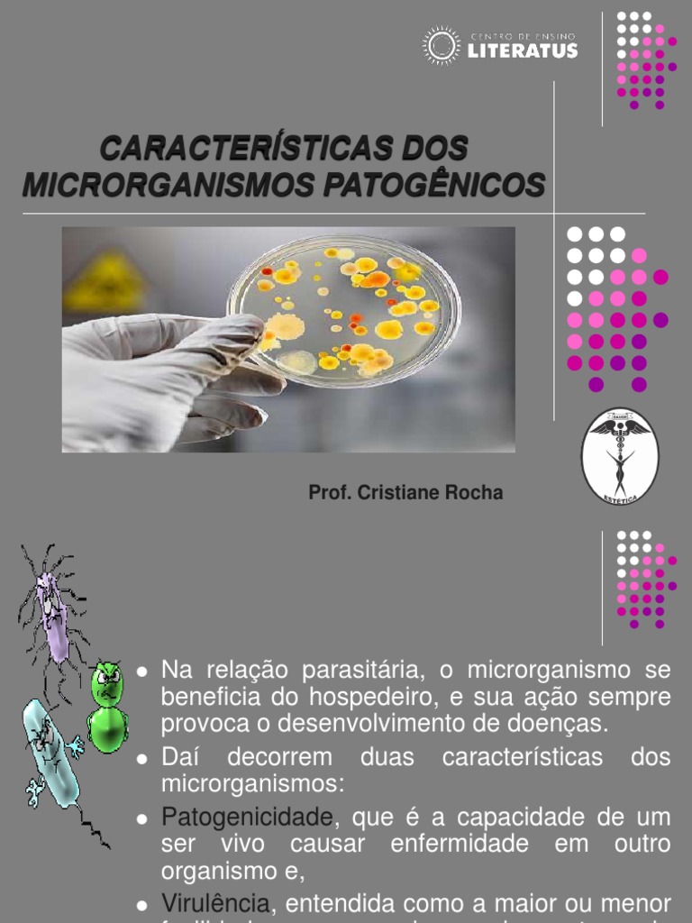 Aula Microrganismos Patogênicos | PDF | Parasitismo | Glóbulo branco