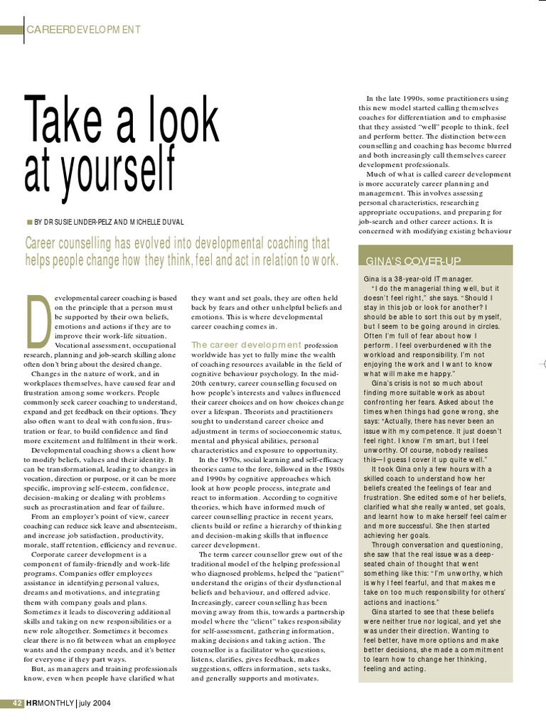 Take A Look at Yourself | PDF | Thought | Motivation