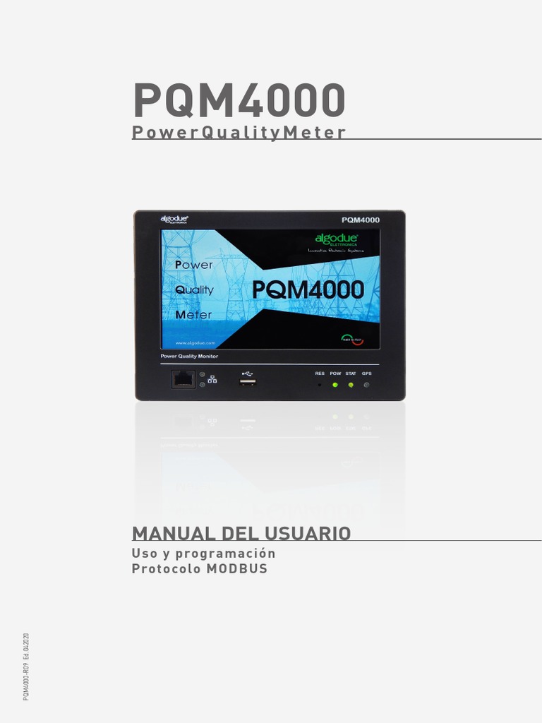 PQM4000 - Manual Del Usuario R09 | PDF | Fusible (Eléctrico) | Residuos