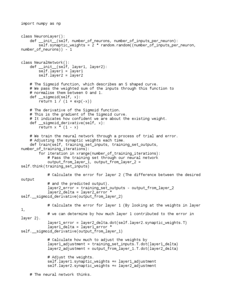 Python Code | PDF | Artificial Neural Network | Cognitive Neuroscience