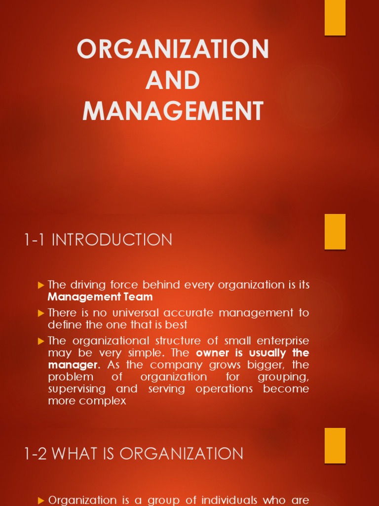 Organization&Management CPM | PDF | Organizational Structure | Capital ...