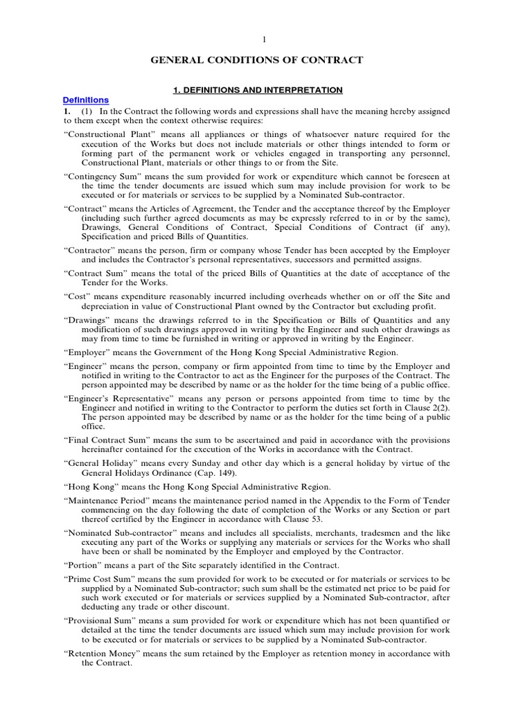 GCC (Revised) | PDF | Indemnity | Patent