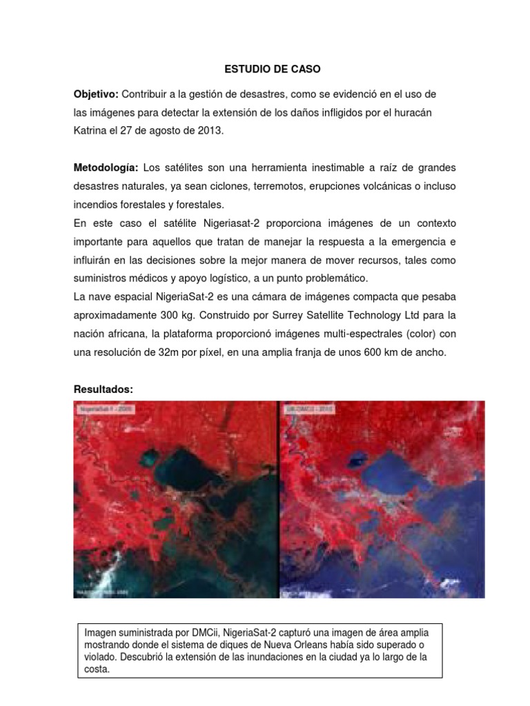 Estudio de Caso PDF | PDF | Huracan Katrina | Ciclones tropicales