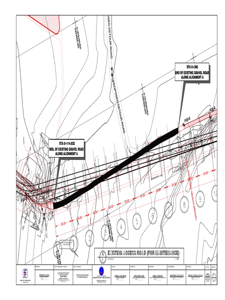 Existing Access Road (For Maintenance) | PDF | Transport | Business