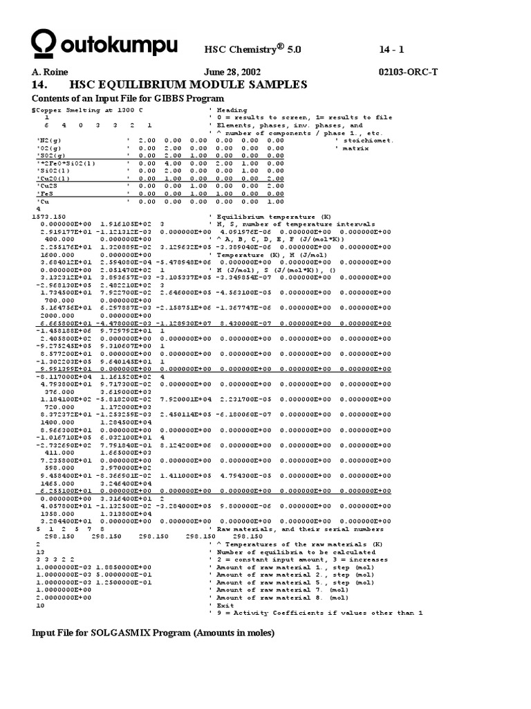 14 Equilibrium Samples | PDF | Chromium | Oxide