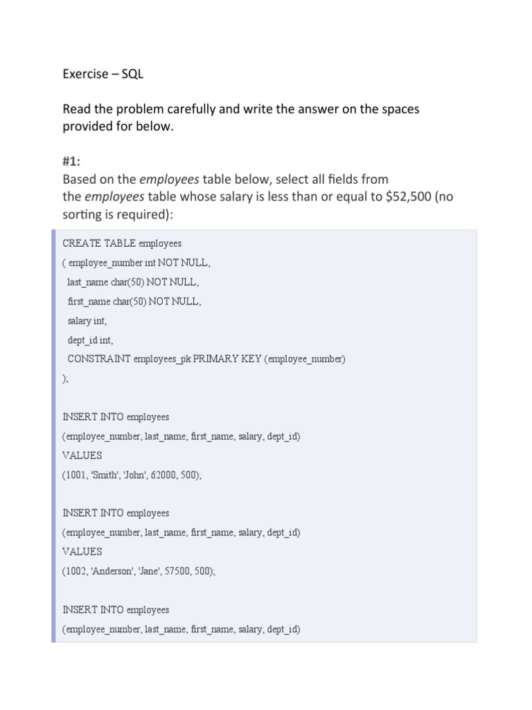 Module 5 - Exercise SQL - ZunigaFM181 | PDF | Data | Information Retrieval