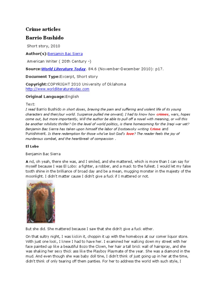 Crime Articles | PDF | Crime & Violence | Crime Thriller