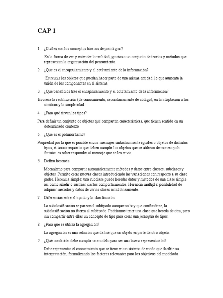 Test Java | PDF | Objeto (informática) | Java (lenguaje de programación)