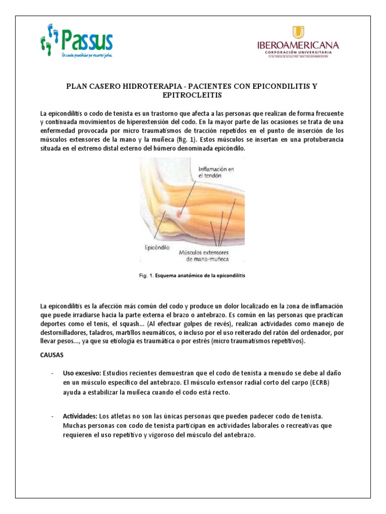 Plan Casero Hidroterapia Tunel Del Carpo | PDF | Codo | Enfermedades y trastornos