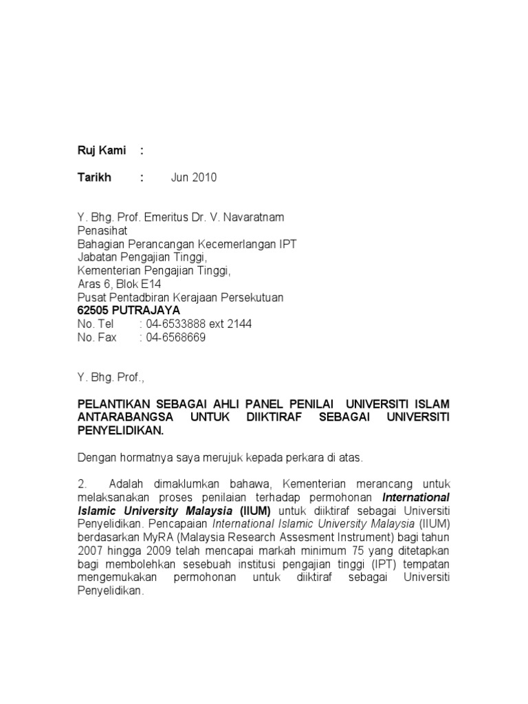 Contoh Surat | PDF