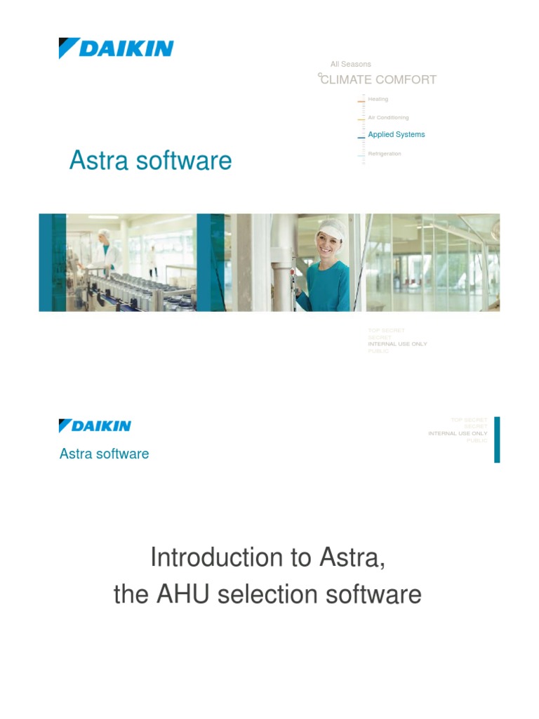Astra AHU Selection Software Guide | PDF | Applied And ...