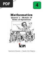 Math5 - q1 - Mod5 - Performing A Series of Operations Using Pmdas or ...