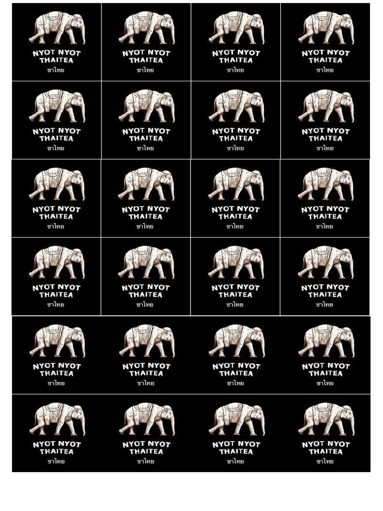 Nyot Nyot Thai Tea | PDF