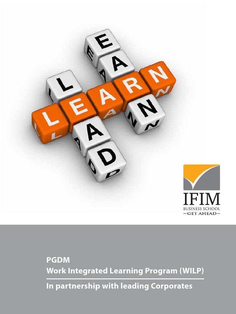 PGDM Work Integrated Learning Program (WILP) in Partnership With ...