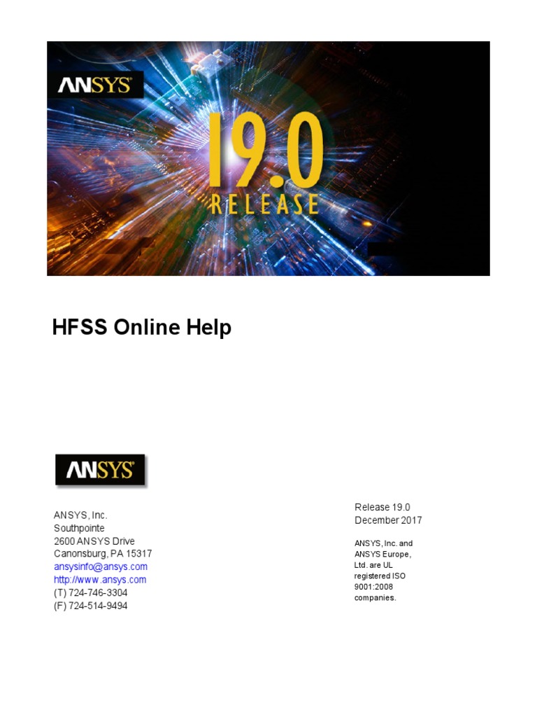 HFSS Help PDF | PDF | Windows Registry | Menu (Computing)