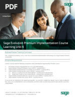 Sage 200 Evolution Consultant Training Guide | PDF | Consultant | Learning