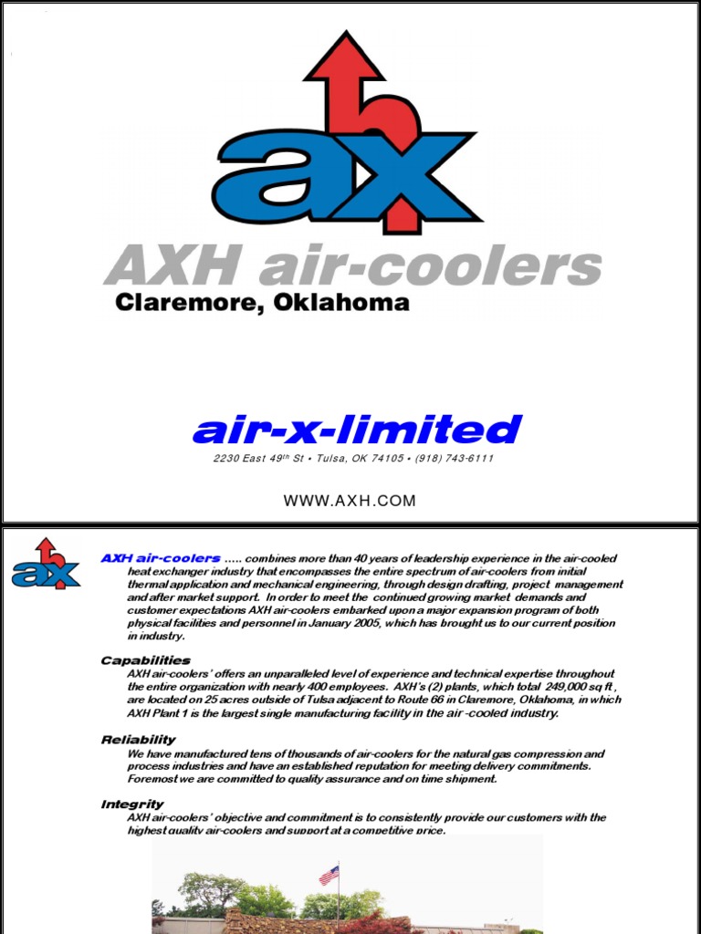 AXH Air Cooler - For Concept Distribution 4-16-09 | Download Free PDF ...