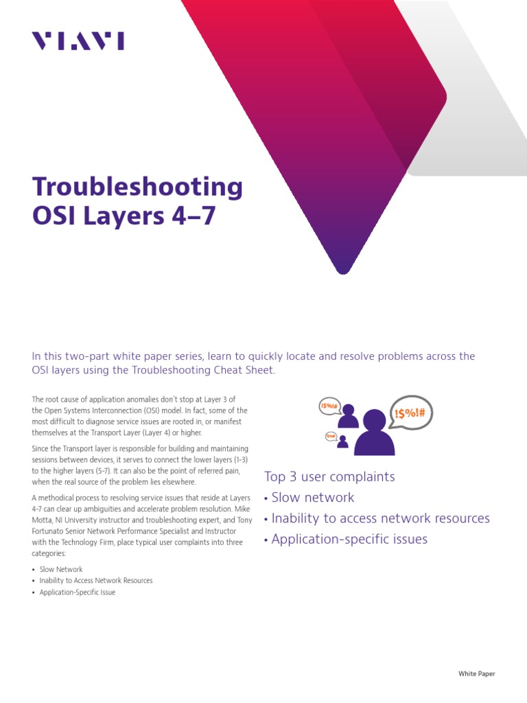 Troubleshooting OSI Layers PDF | PDF | Transmission Control Protocol ...