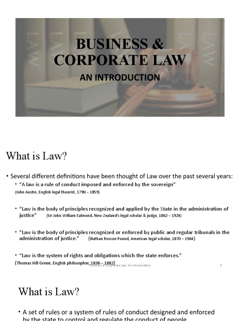 Introduction to Business Law Basics | PDF | Mediation | Alternative ...