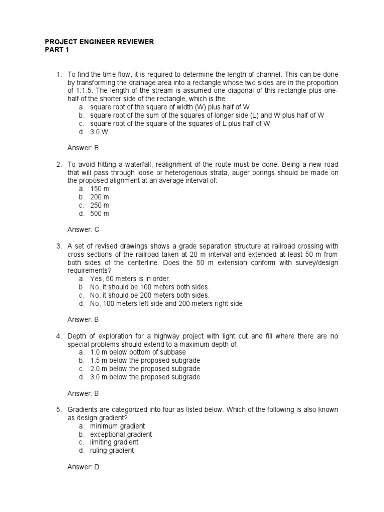 PART 1 Project Engineer | PDF | Deep Foundation | Building Engineering