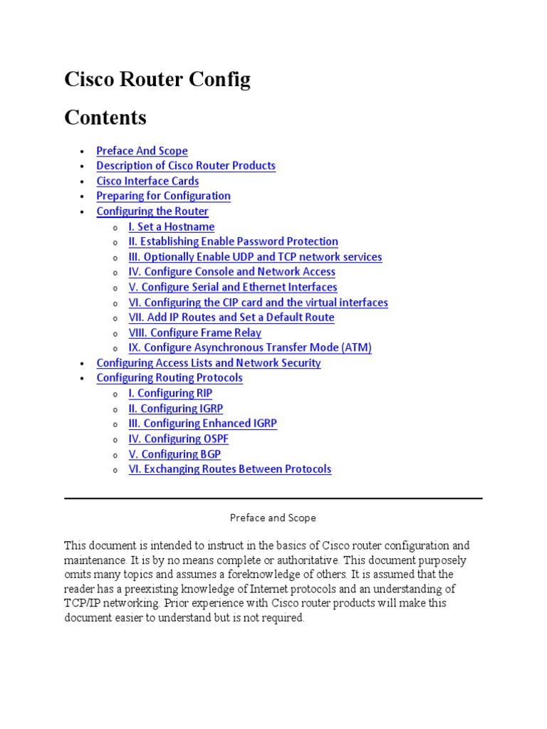Cisco Router Config Pdf Asynchronous Transfer Mode Routing