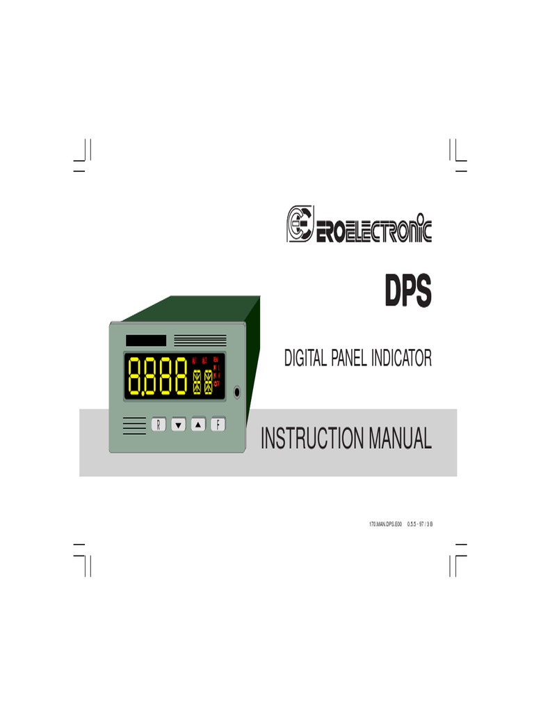 DPS DPS DPS DPS DPS: Instruction Manual | PDF | Relay | Power Supply