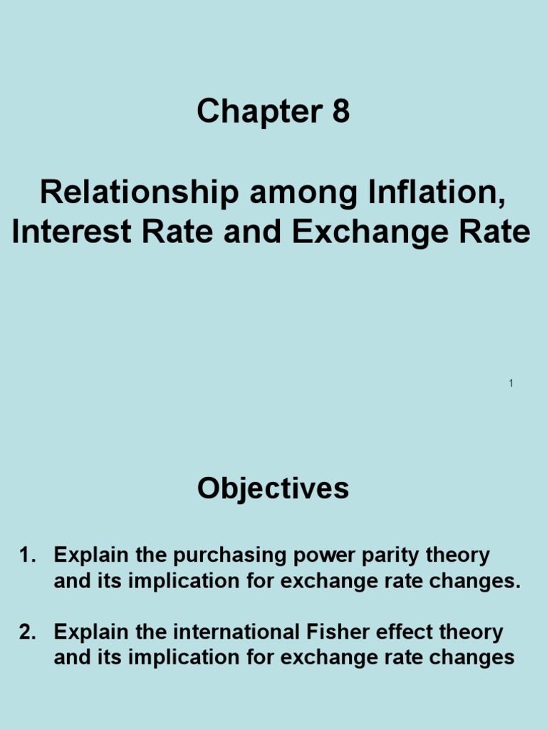 Lecture 10 (Chapter 8) - Relationship Among Inflation, Interest Rate ...