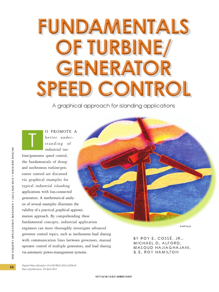 Fundamentals of Turbine Generator Speed Control | PDF | Electric ...