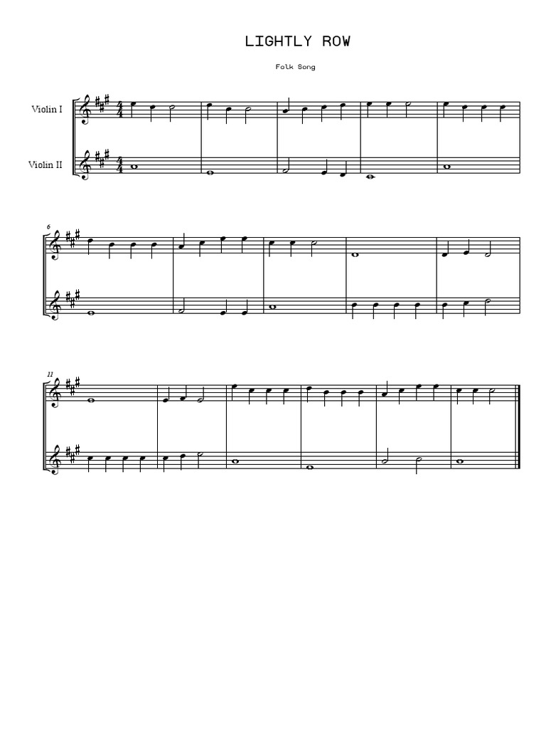 Lightly Row PDF | PDF