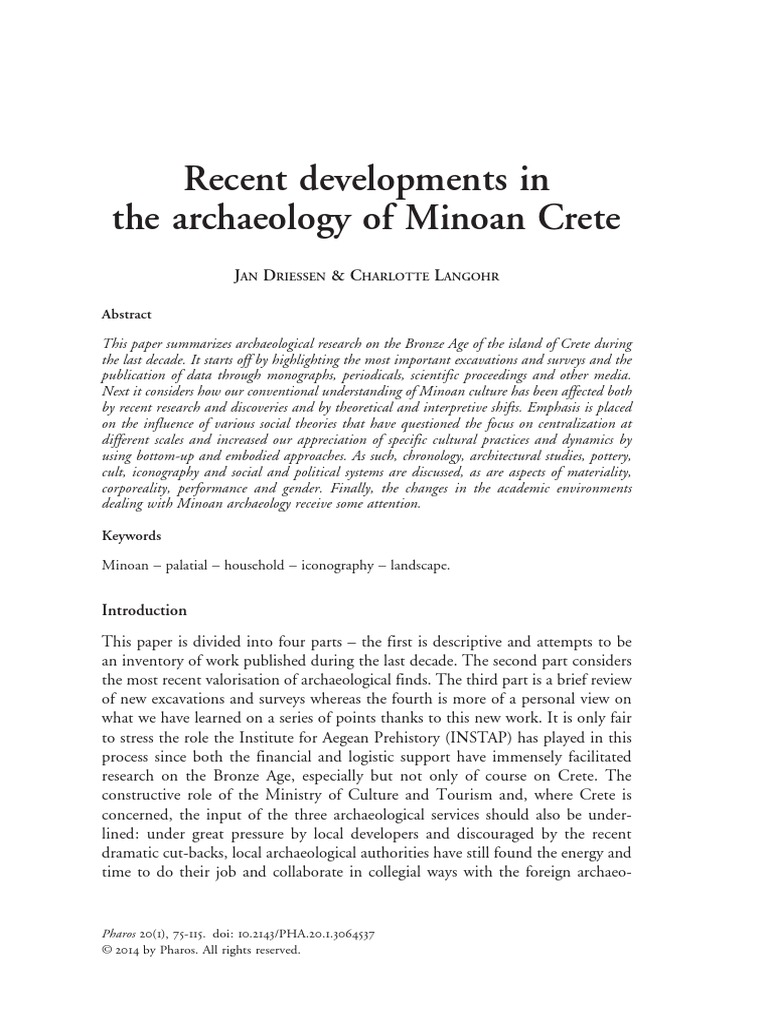 Recent Developements in The Archaeology | PDF | Archaeology